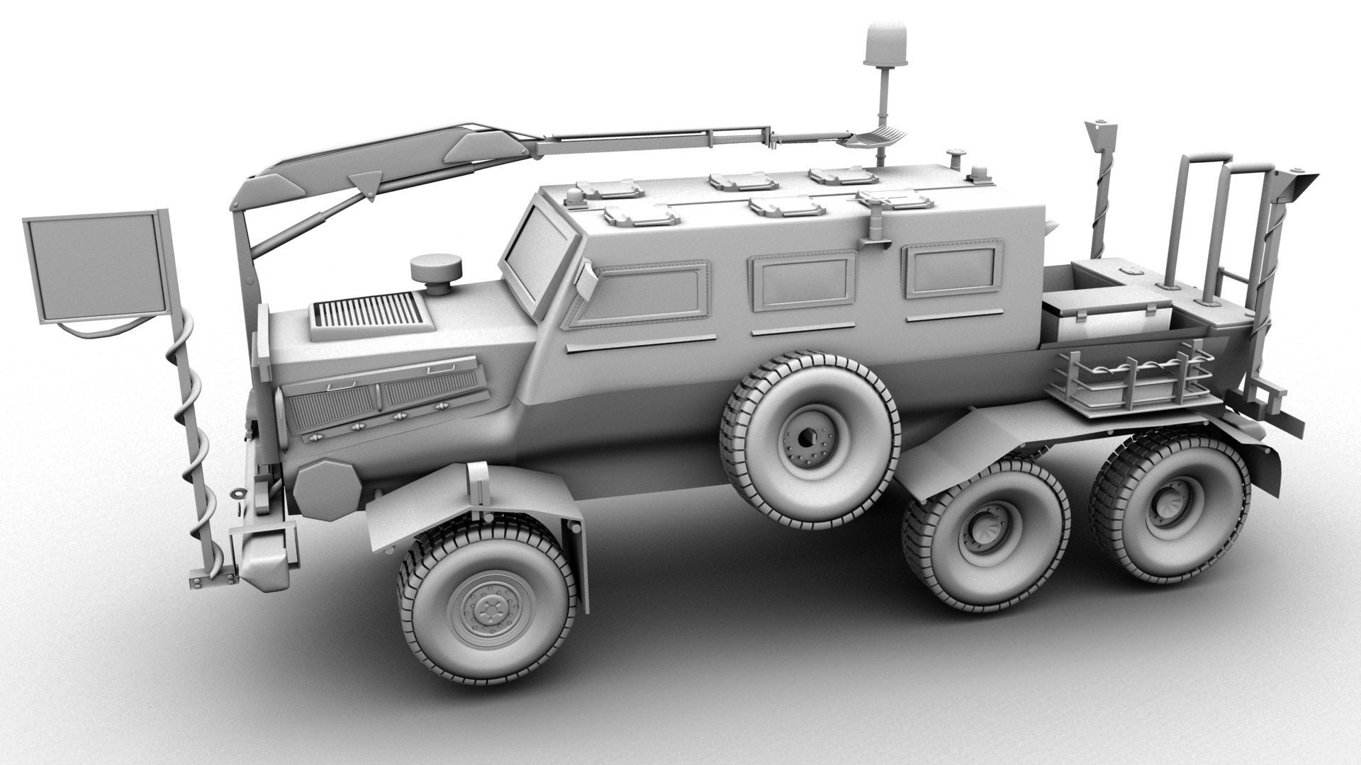 army truck 3D model | CGTrader
