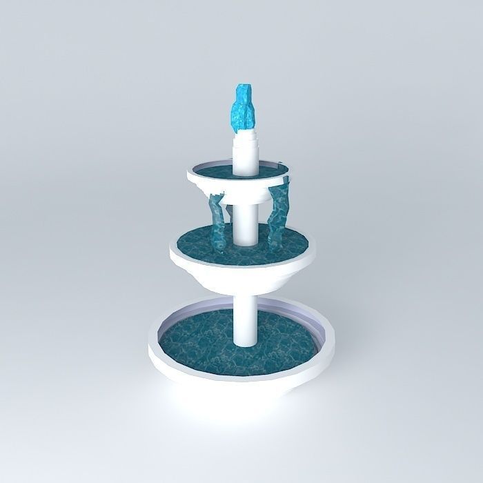 Fountain free 3D model | CGTrader