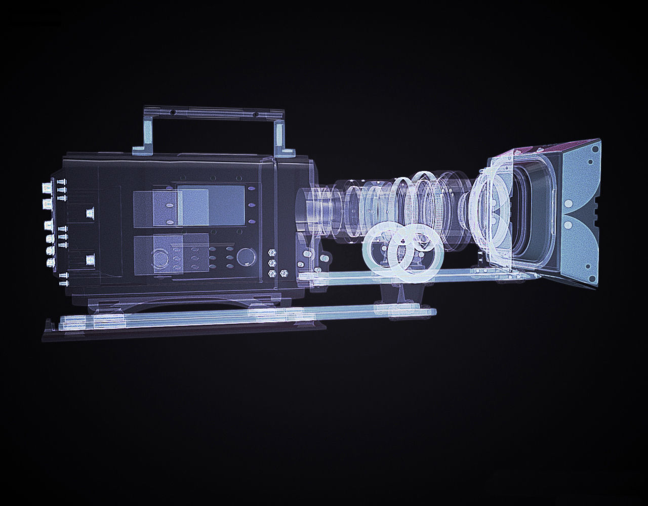 Professional Digital Camera 3D model | CGTrader