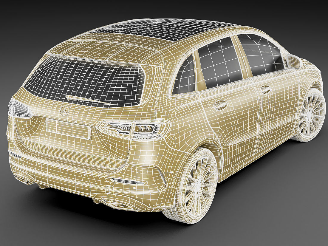 Mercedes B-class 2019 AMG line 3D model | CGTrader