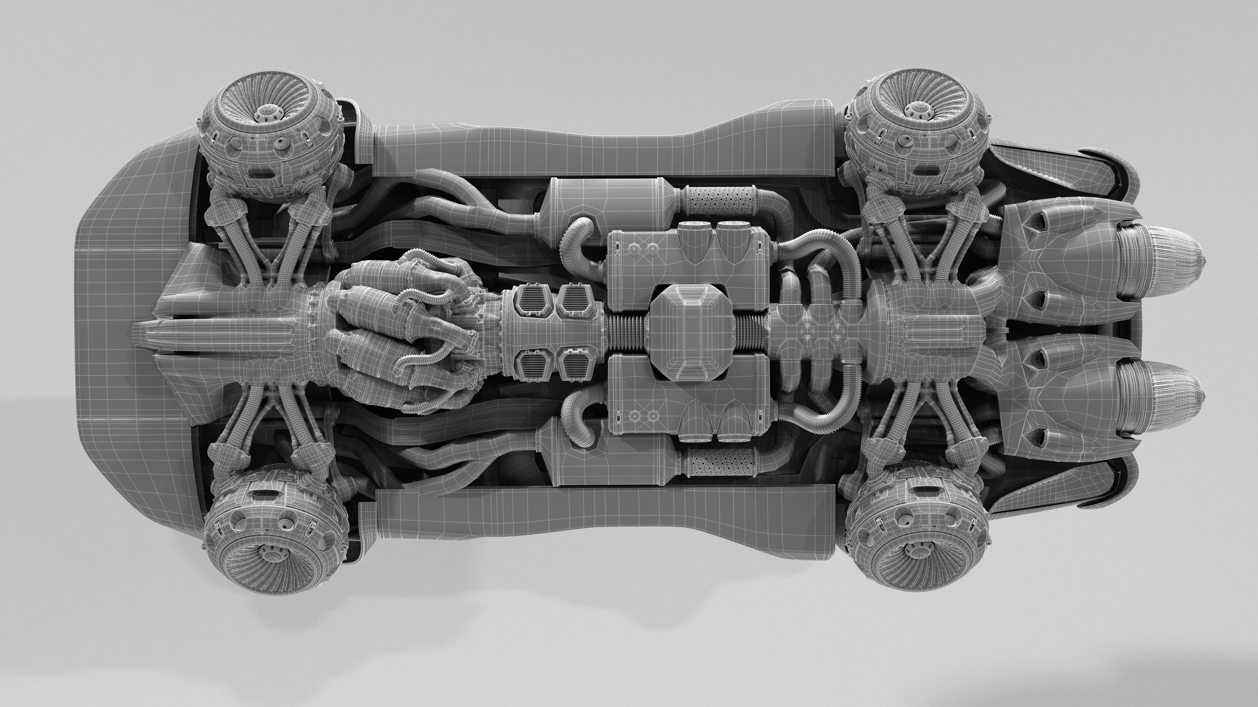 Volga GAZ-21 hover taxi 3D model | CGTrader