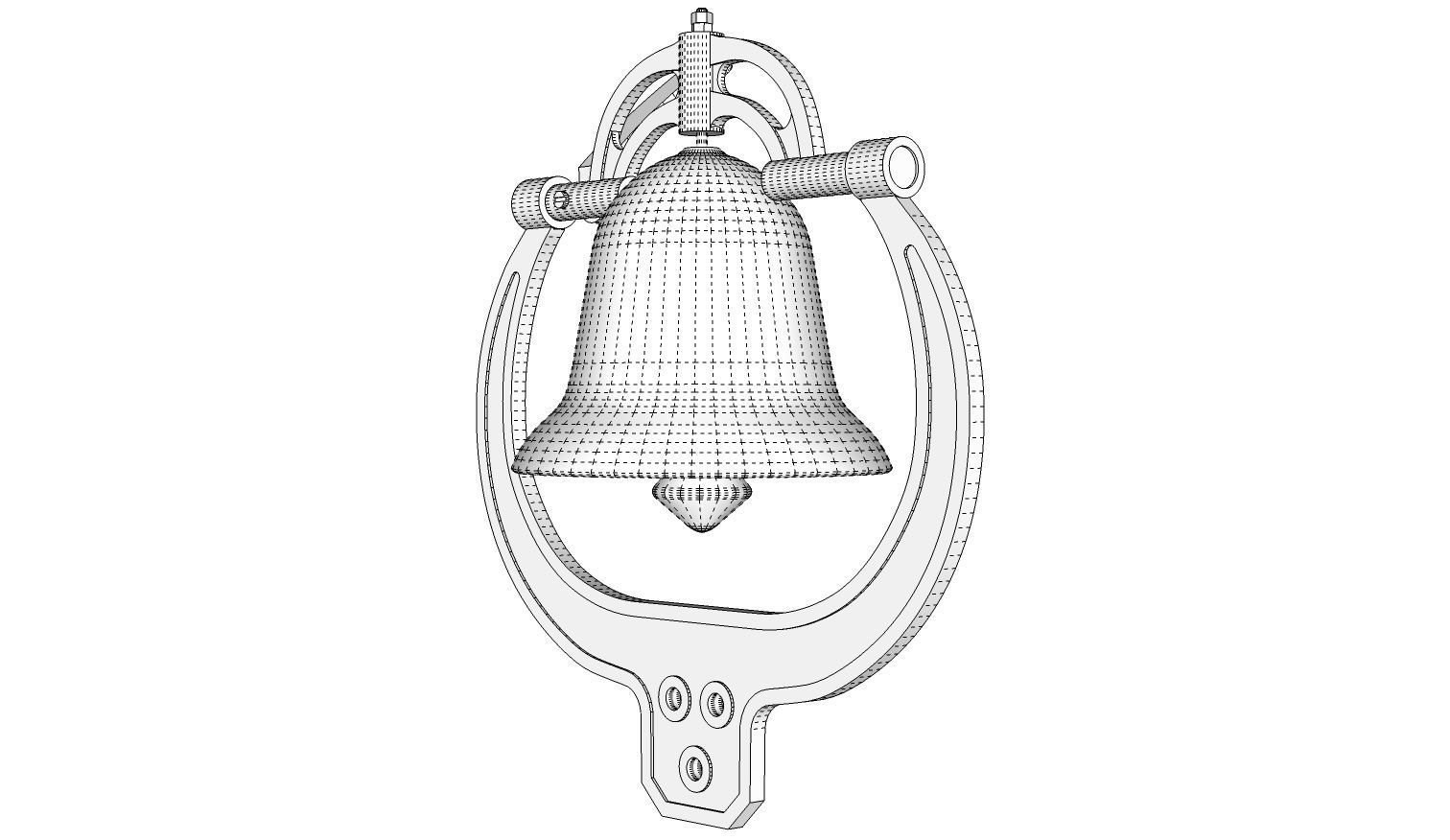 Iron Bell 3D model | CGTrader