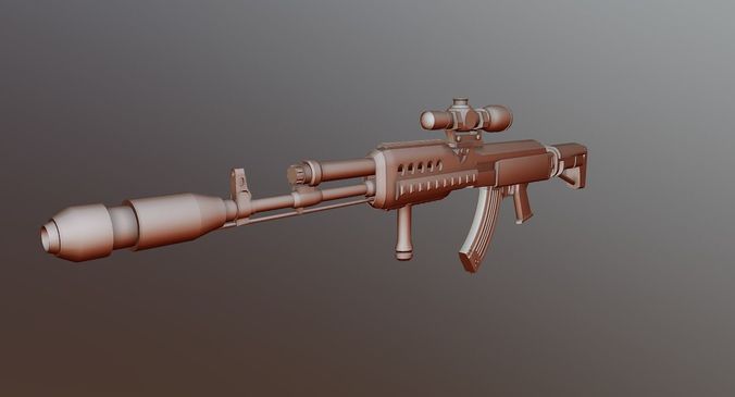 3D model Game ready AK-337 VR / AR / low-poly | CGTrader