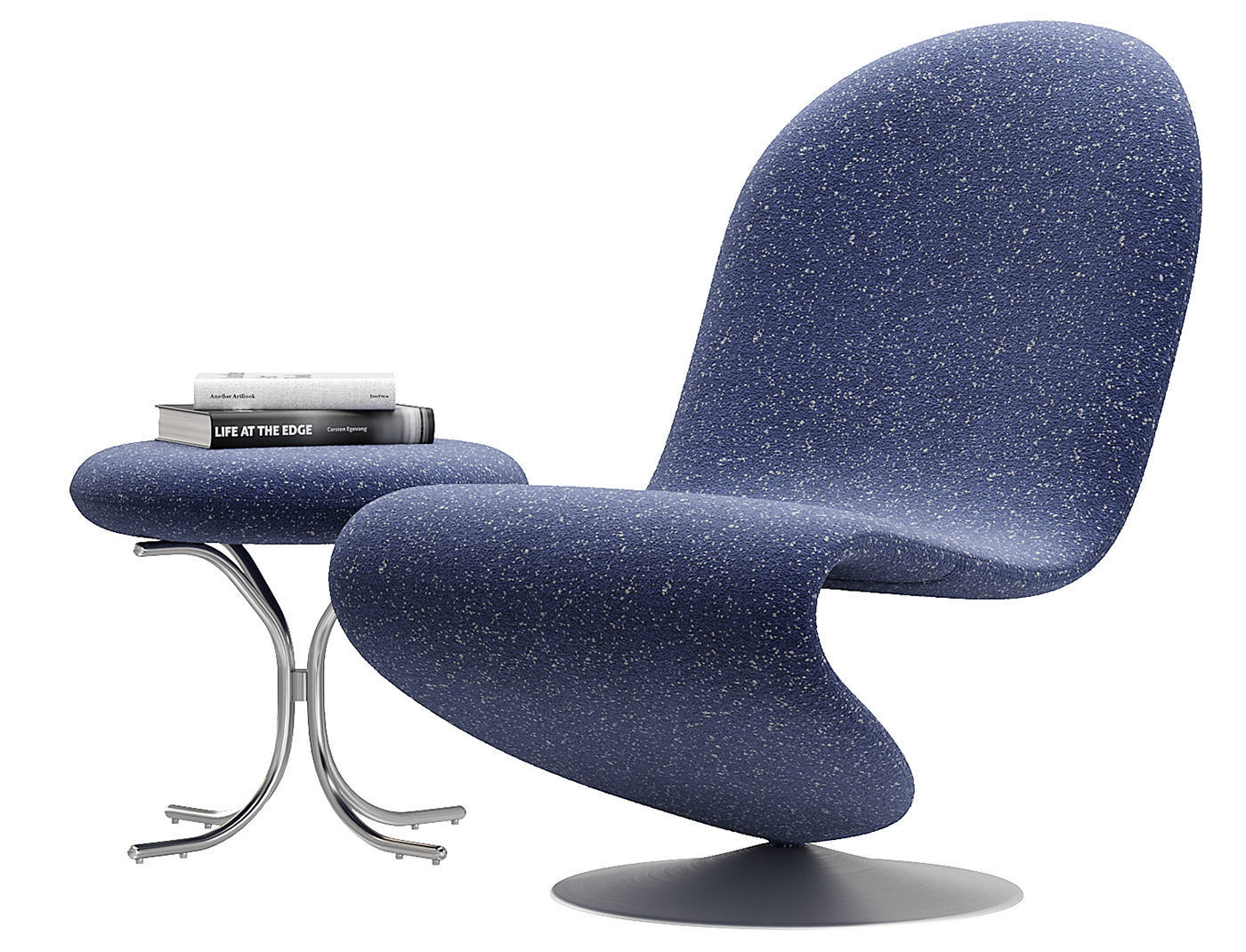 Verpan system 123 lounge chair standard 3D model | CGTrader