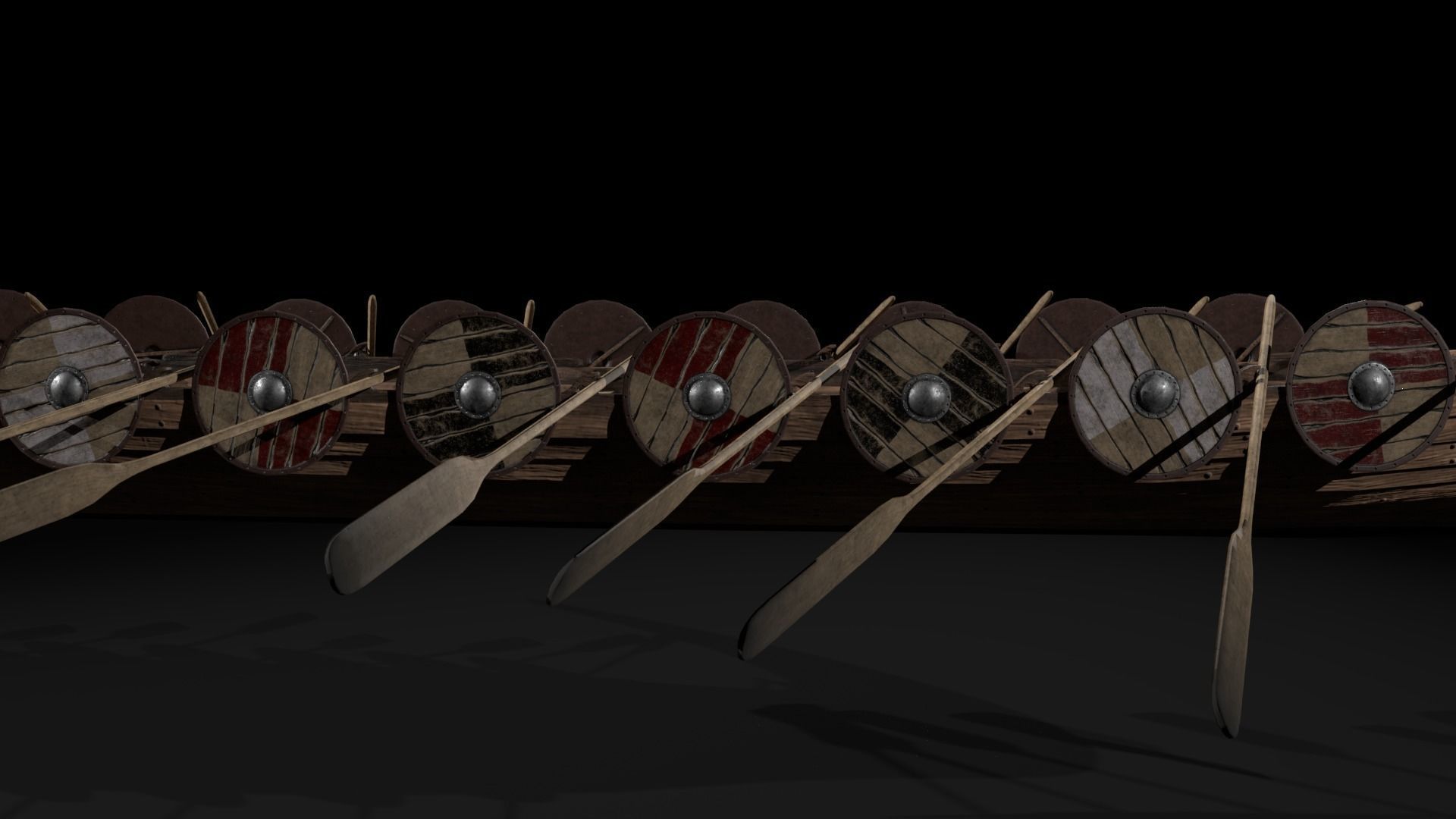 3D model The Kvalsund vikings Ship VR / AR / low-poly | CGTrader