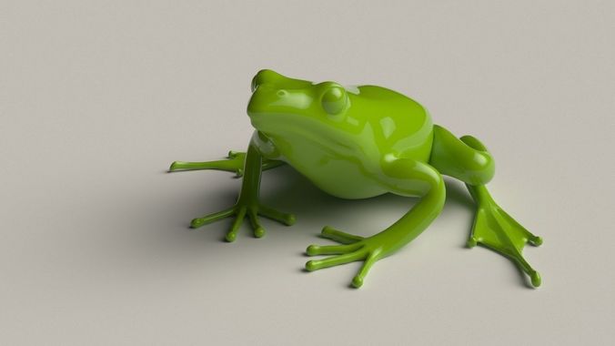 3D model Frog basemesh 5k tris VR / AR / low-poly | CGTrader