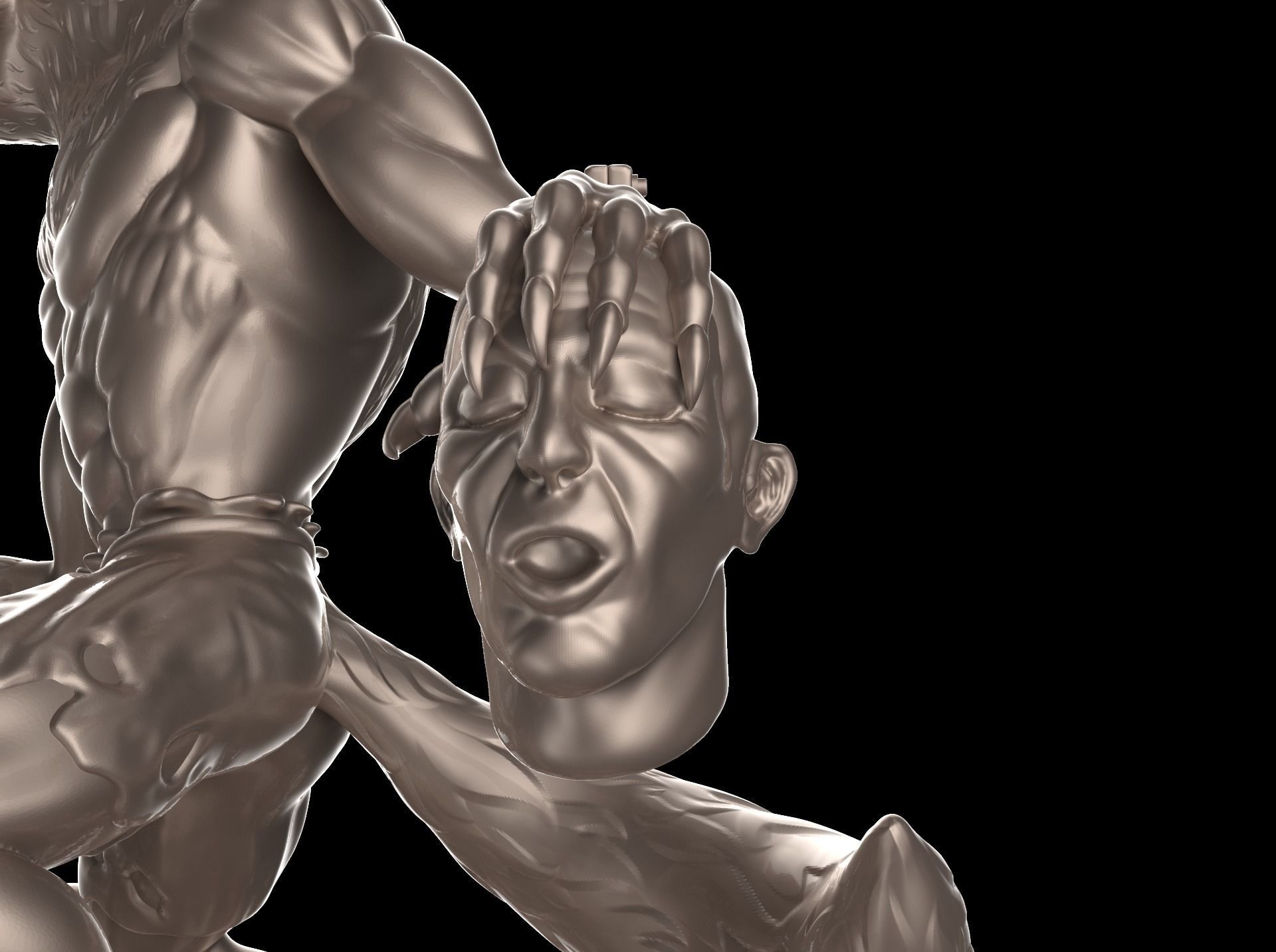 Werewolf free 3D model 3D printable | CGTrader