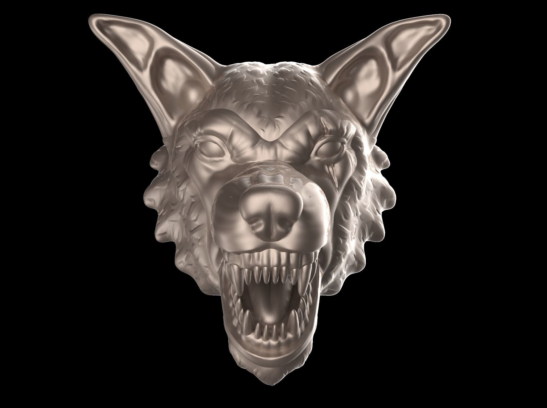 Werewolf statue free 3D model 3D printable | CGTrader