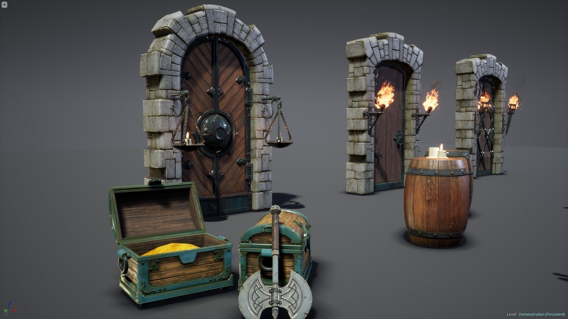 3D model Fantasy Props Interior Pack VR / AR / low-poly | CGTrader
