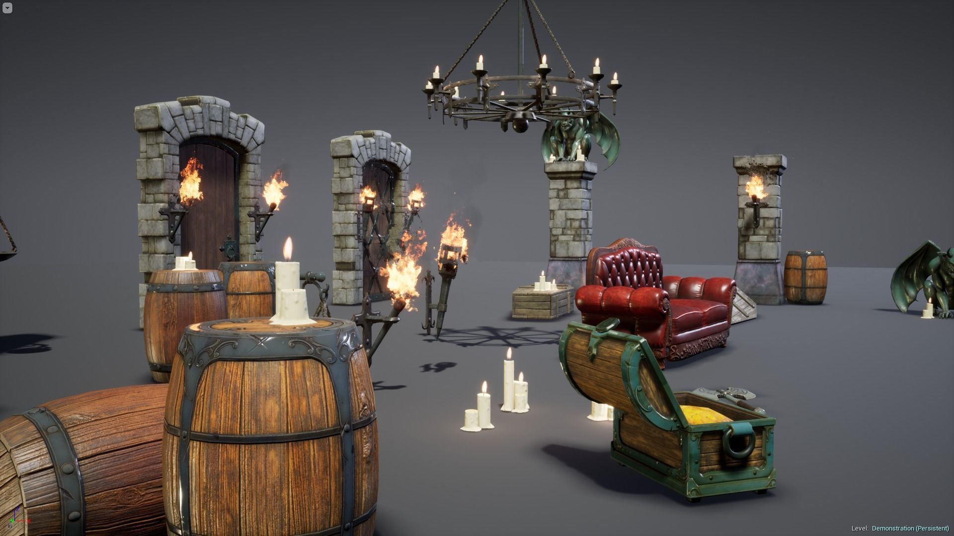 3D model Fantasy Props Interior Pack VR / AR / low-poly | CGTrader