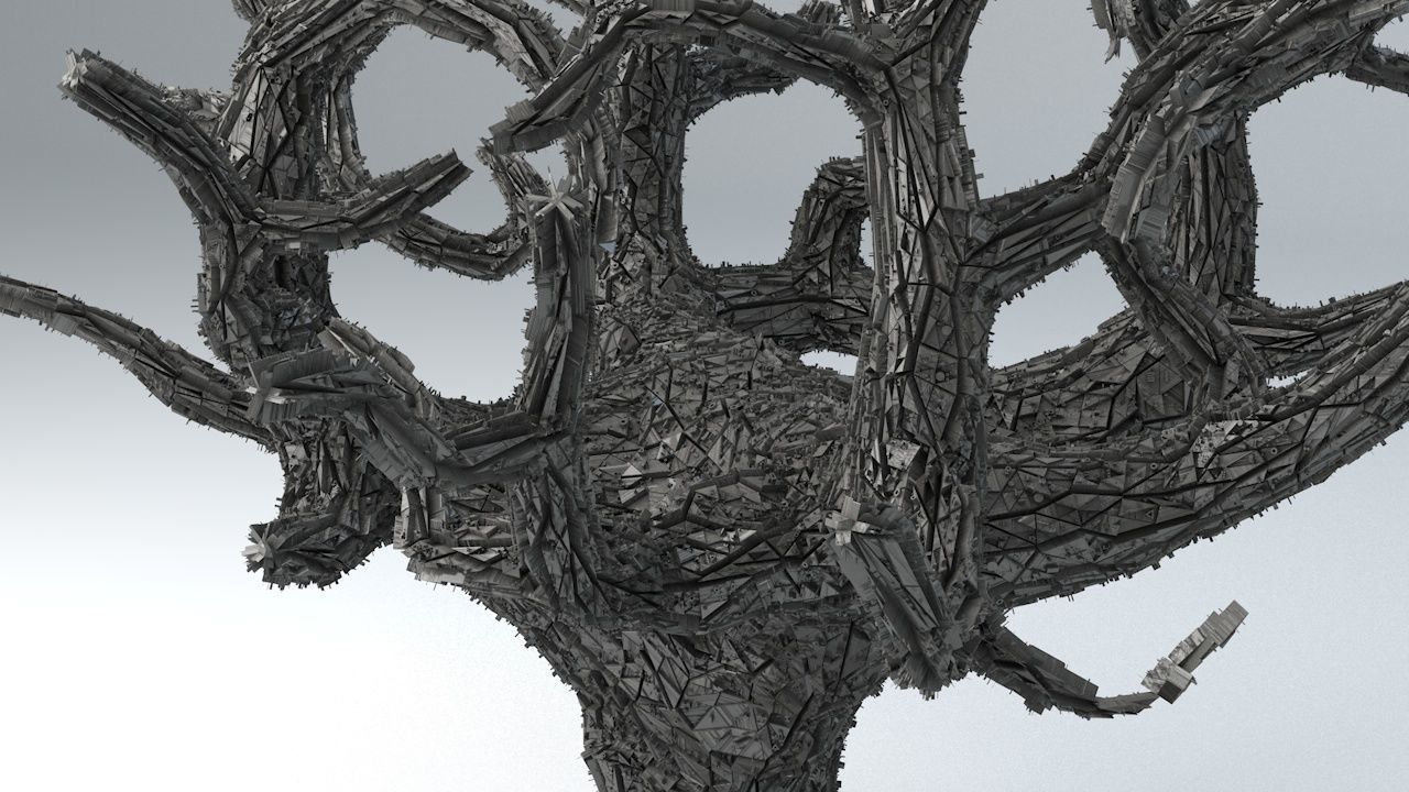 3D model Sci-Fi Shapes - The Tree of Eternity VR / AR / low-poly | CGTrader