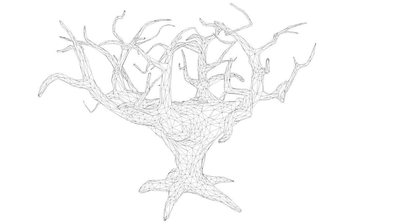 3D model The Crystal Tree of Life VR / AR / low-poly | CGTrader