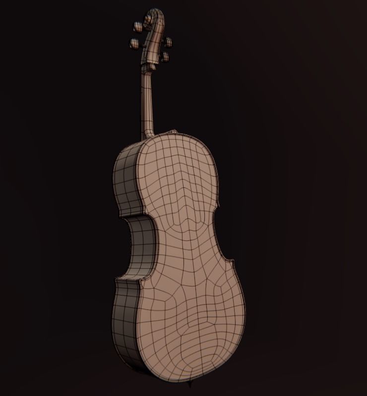 3D model Classic Cello PBR VR / AR / low-poly | CGTrader