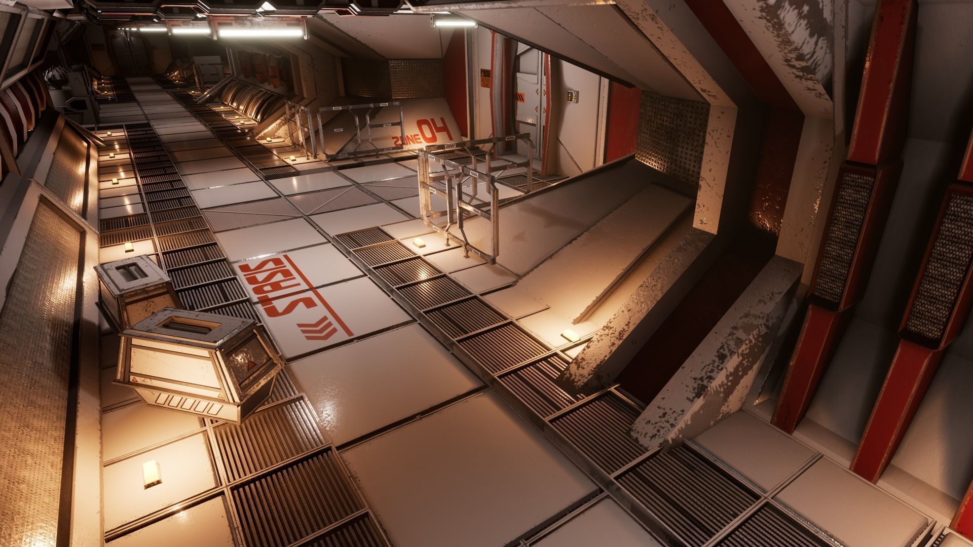 3D model Retro Sci-fi Modular Environment Kitbash VR / AR / low-poly ...