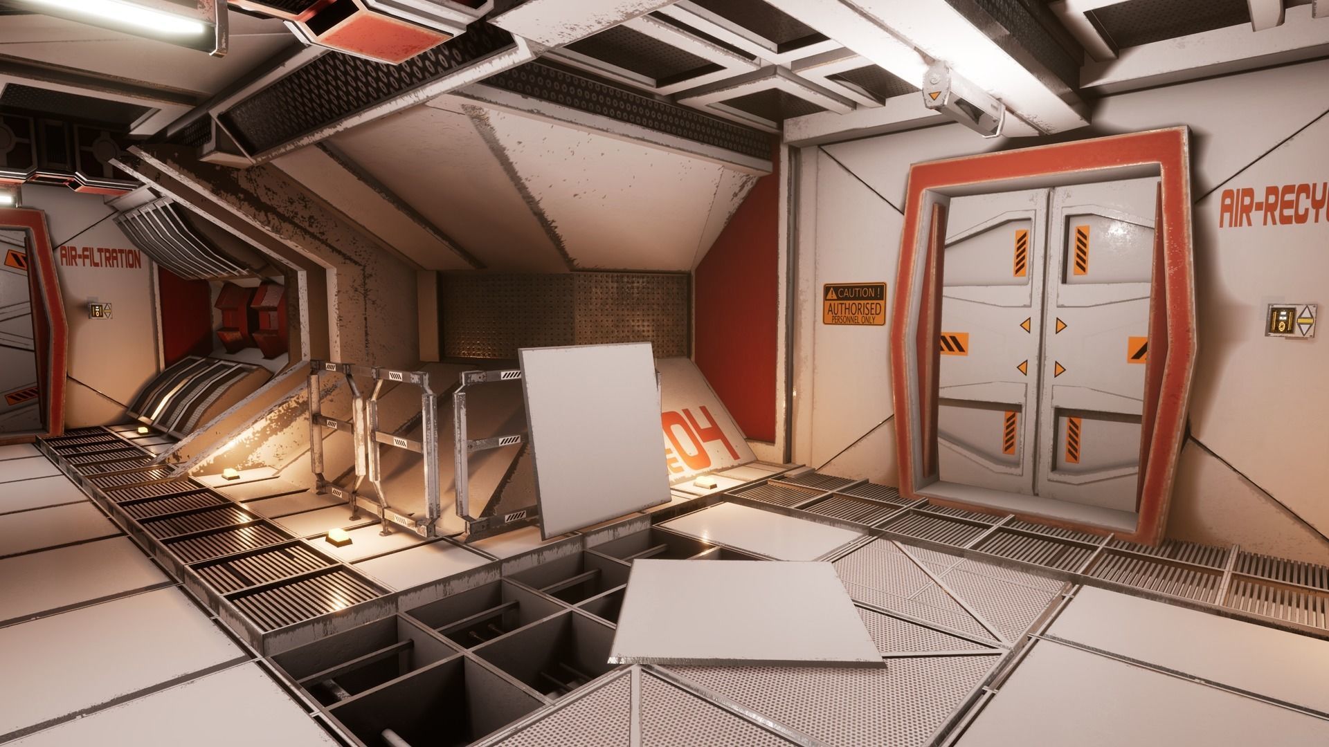 3D model Retro Sci-fi Modular Environment Kitbash VR / AR / low-poly | CGTrader