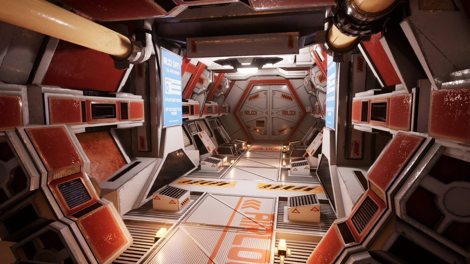 3D model Retro Sci-fi Modular Environment Kitbash VR / AR / low-poly | CGTrader