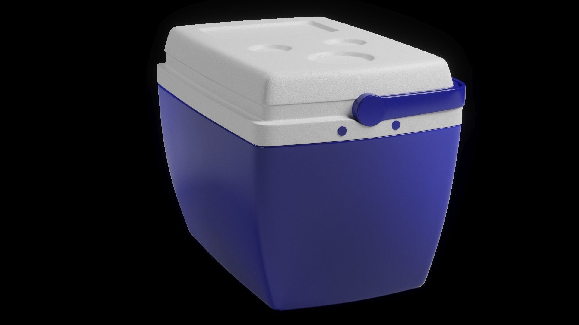 Cooler ice box 3D model rigged | CGTrader