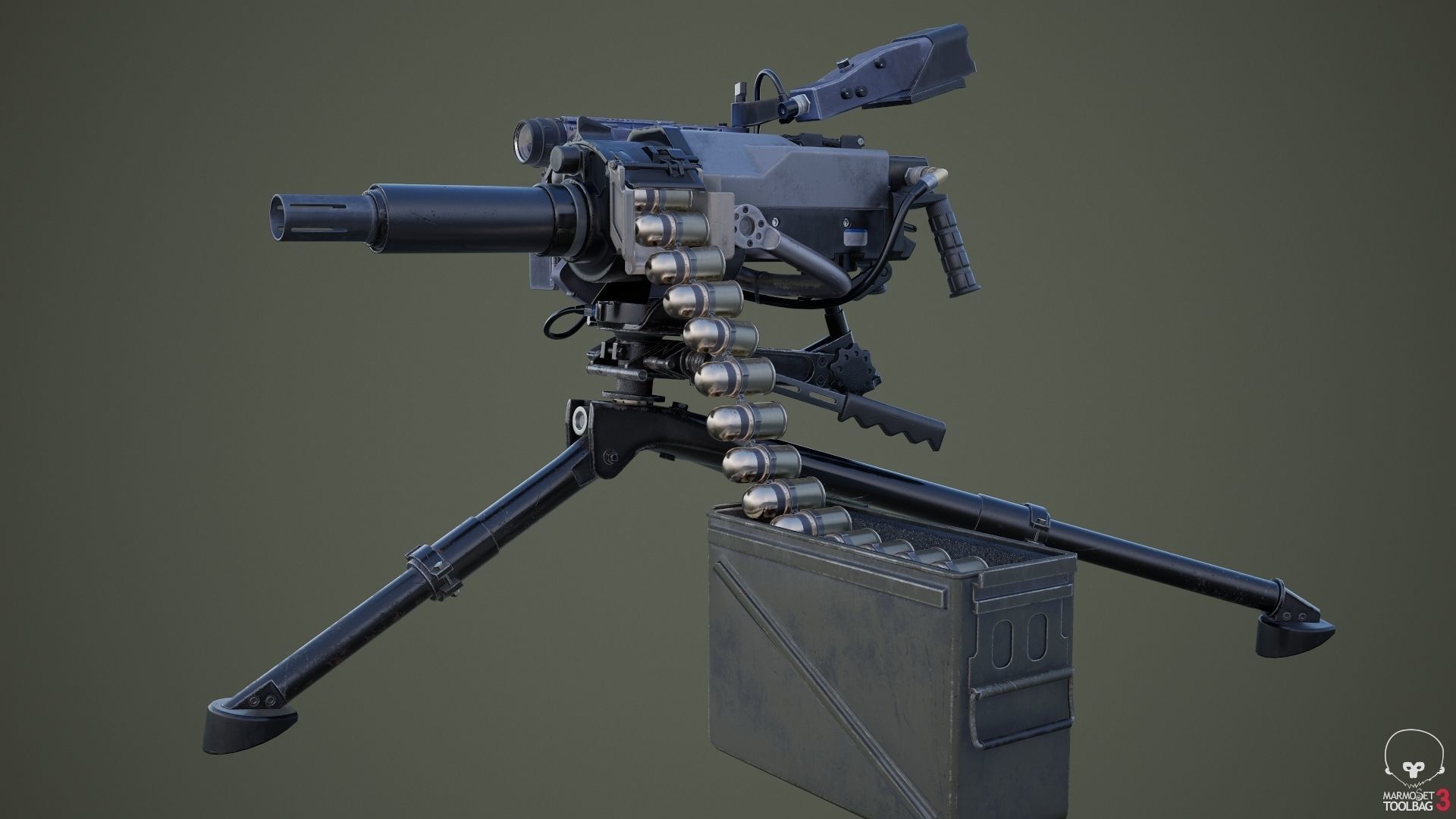 MK47 grenade launcher 3D model | CGTrader