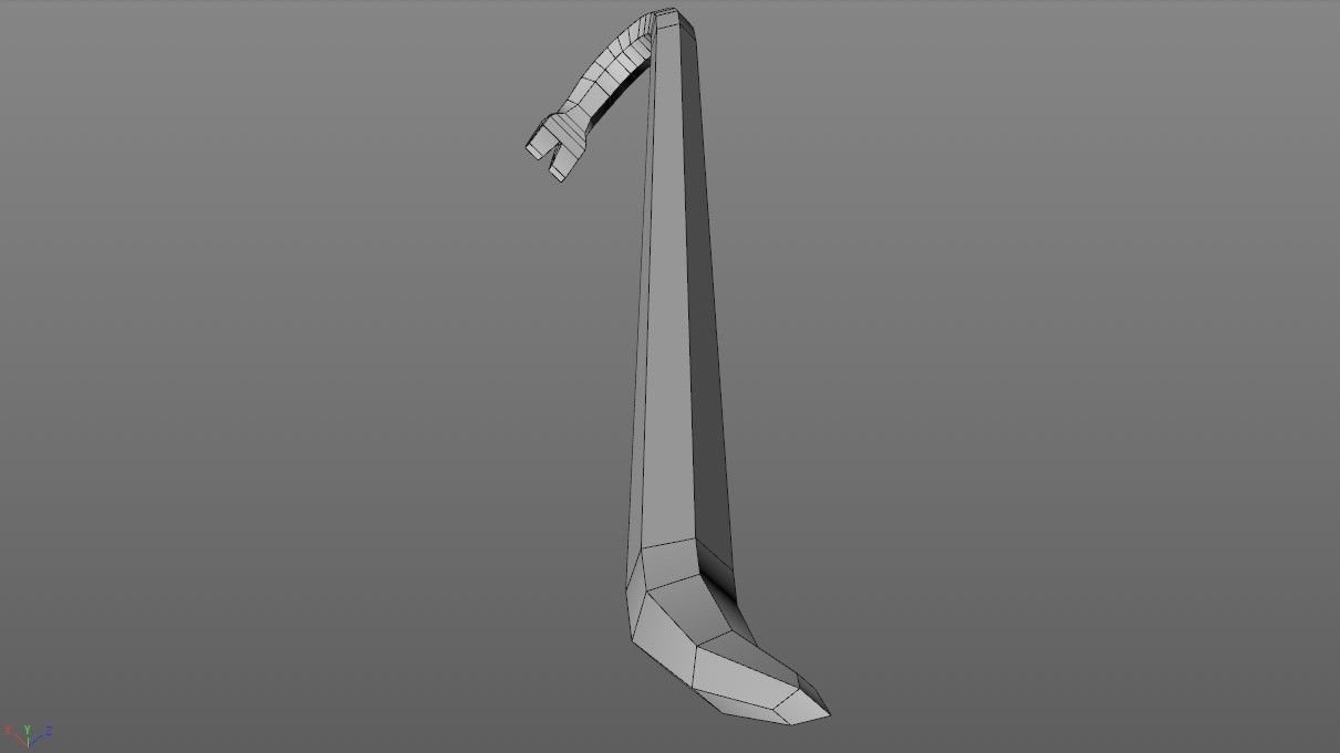 3D model Crowbar VR / AR / low-poly | CGTrader
