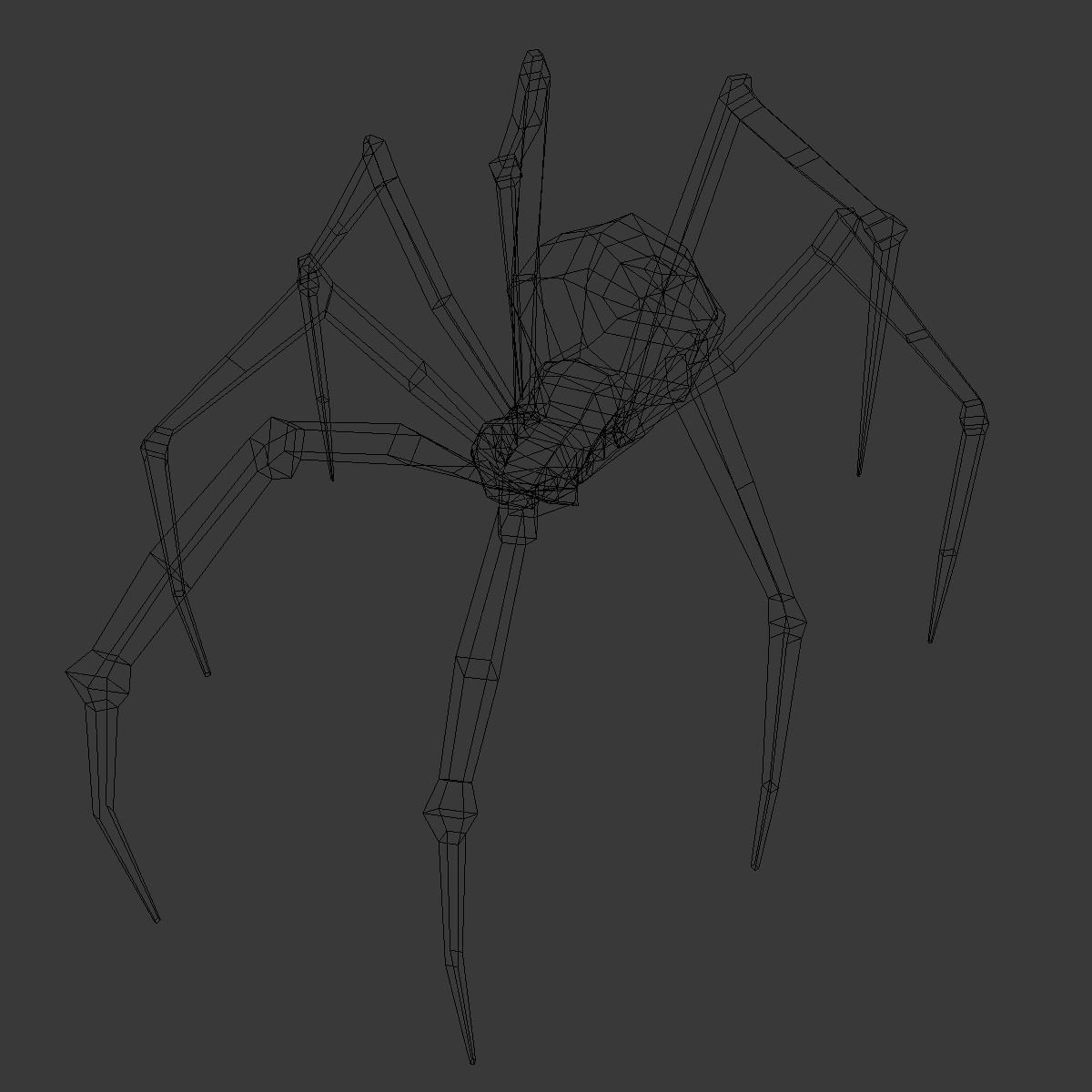 Low Poly Spider Model free VR / AR / low-poly 3D model | CGTrader