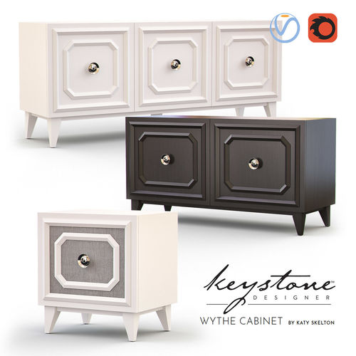 WYTHE Cabinet - Keystone Designer 3D model | CGTrader