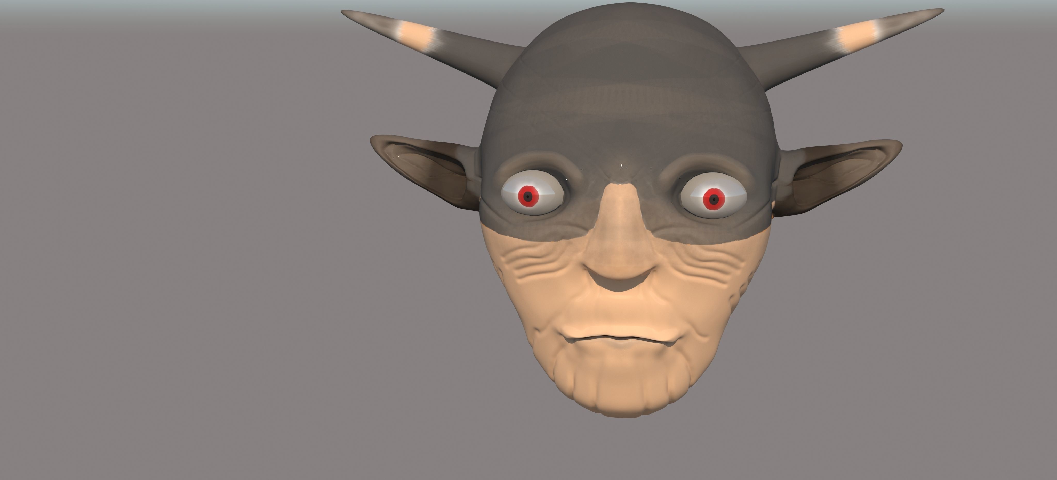 10000 BC old war troop face 3D model | CGTrader