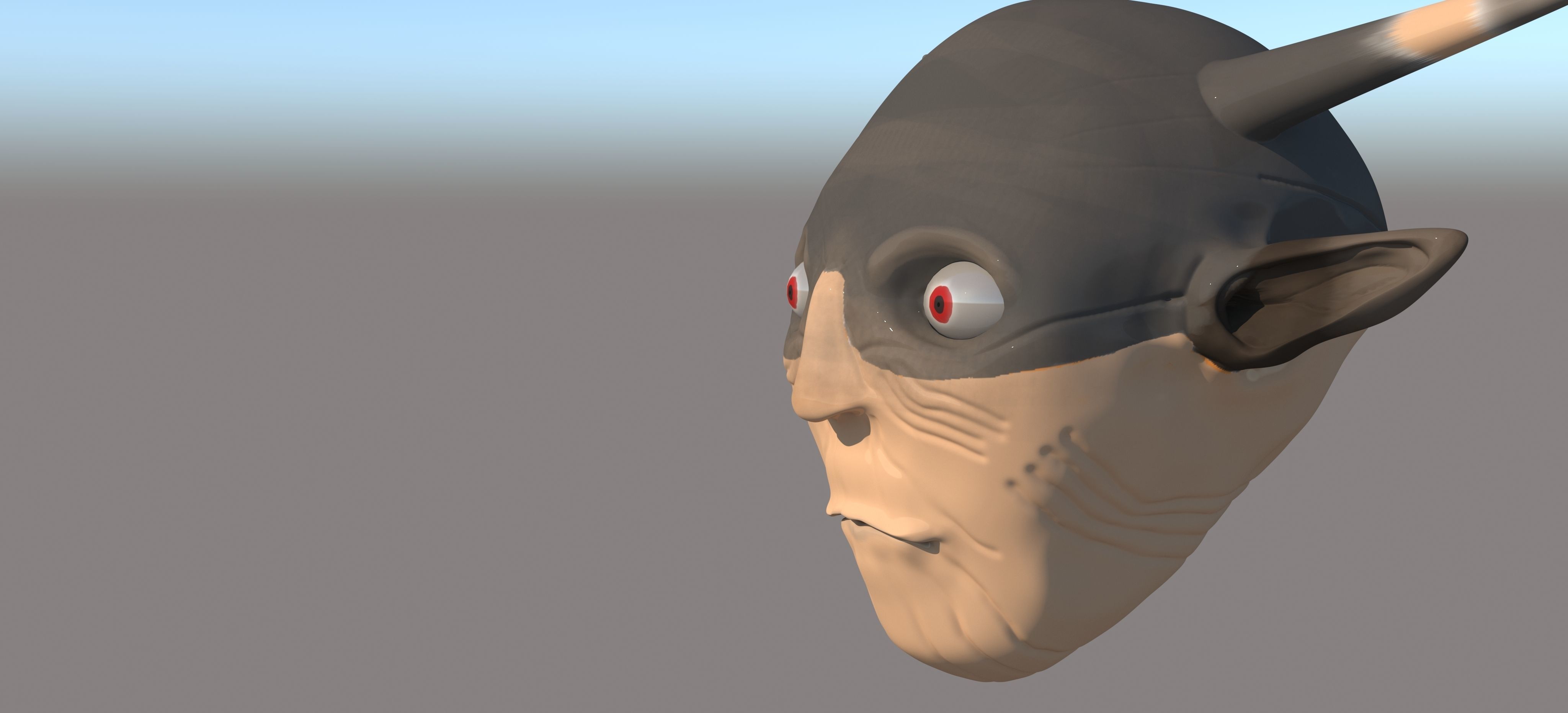 10000 BC old war troop face 3D model | CGTrader