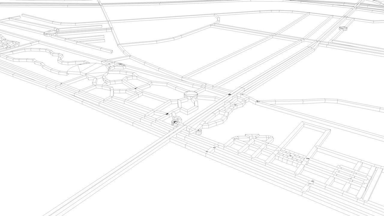 Shenyang Road Network and Streets 3D model | CGTrader