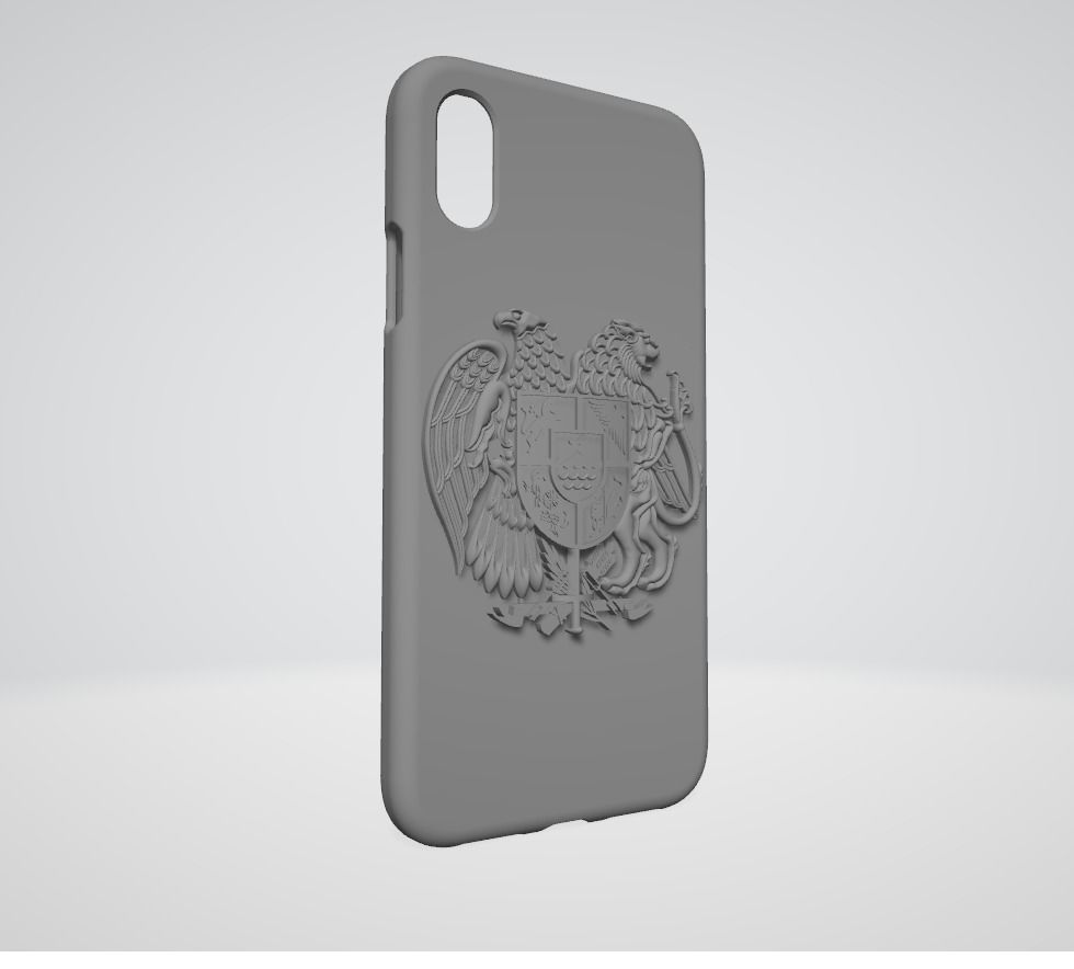 Iphone X case Armenian version 3D model 3D printable | CGTrader