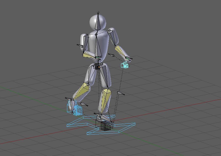Simple Character - Stickman 3D model animated rigged | CGTrader