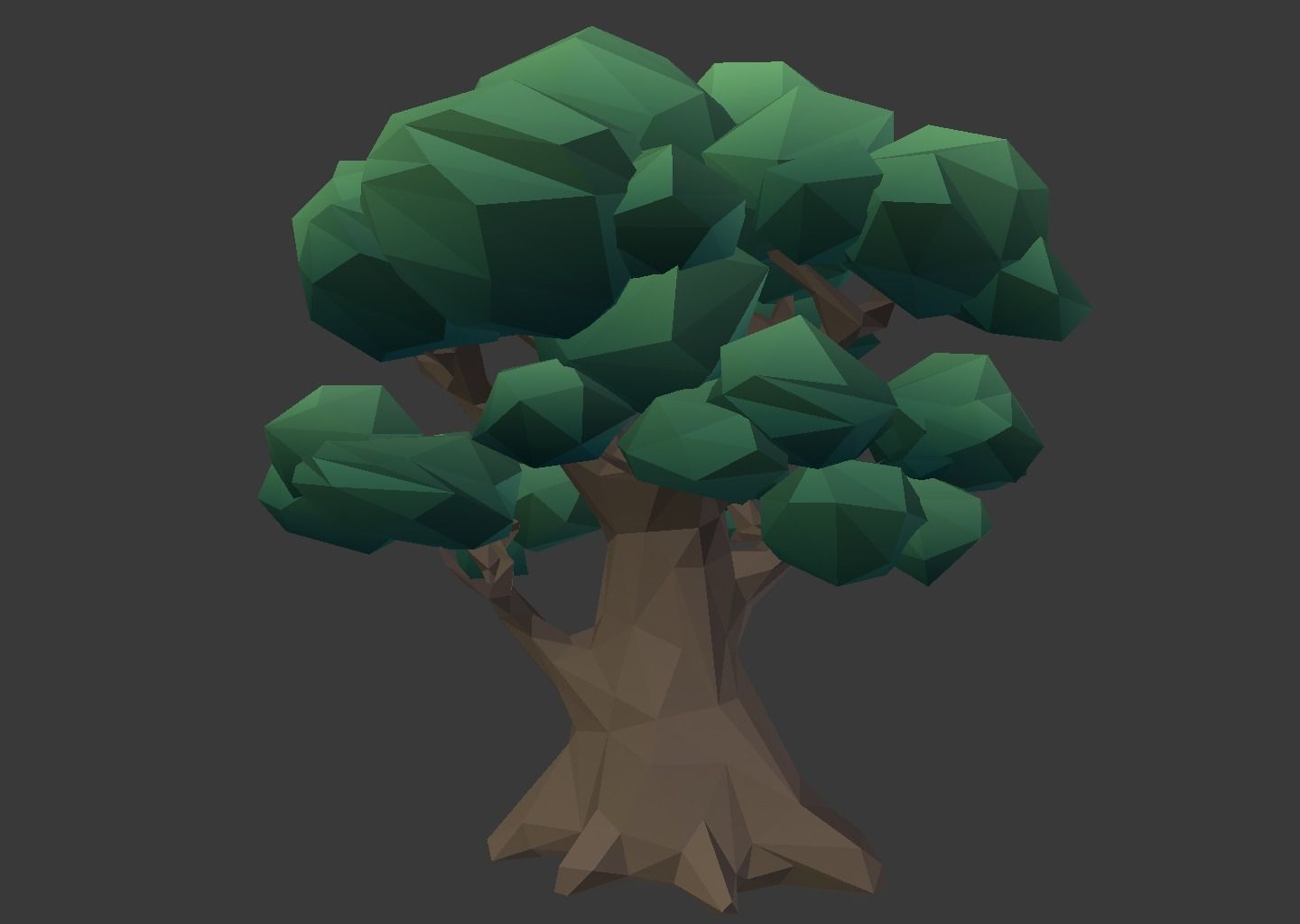 Low Poly Tree Big free VR / AR / low-poly 3D model | CGTrader