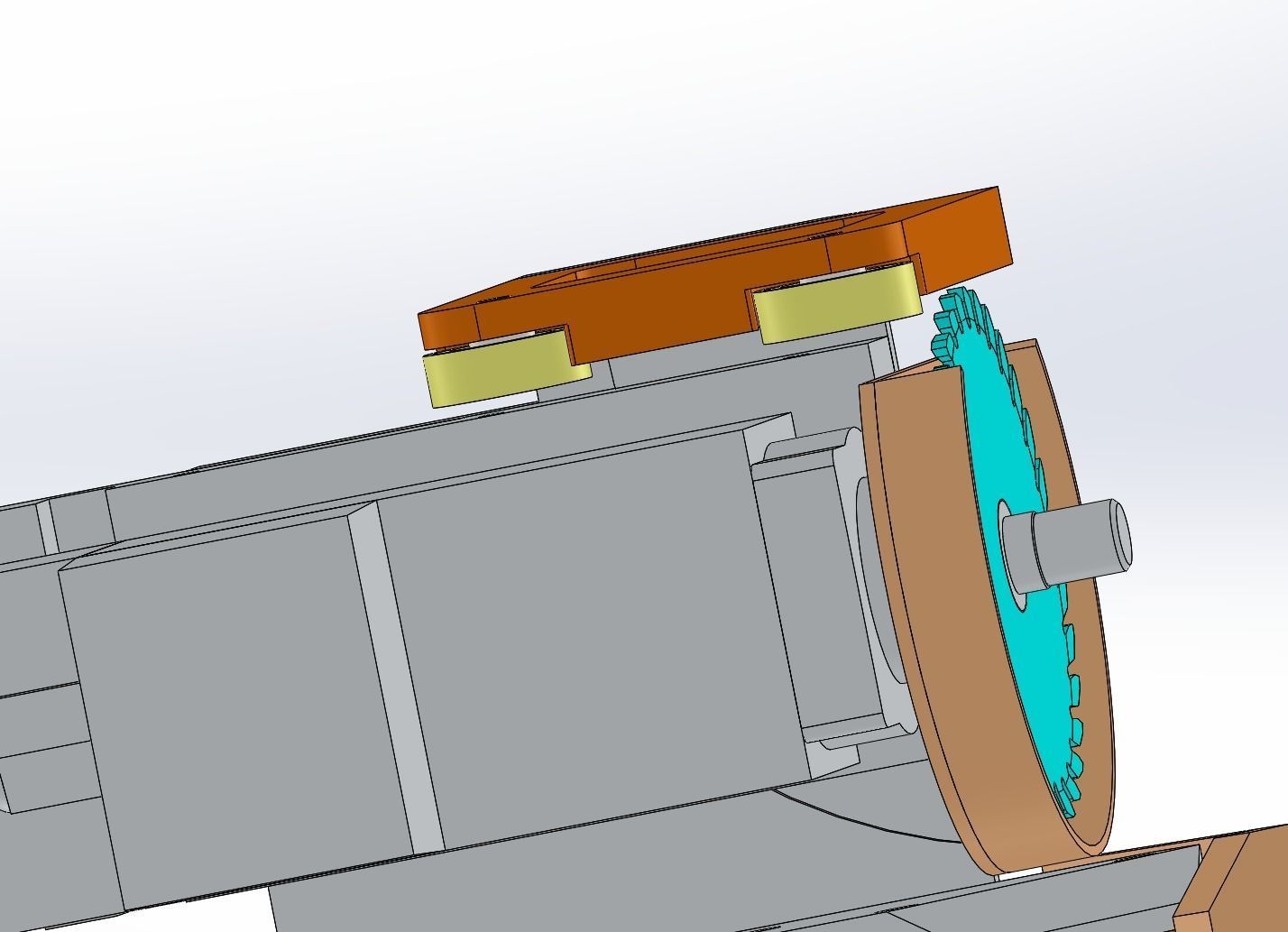 Single track cutting mechanism 3D model animated | CGTrader