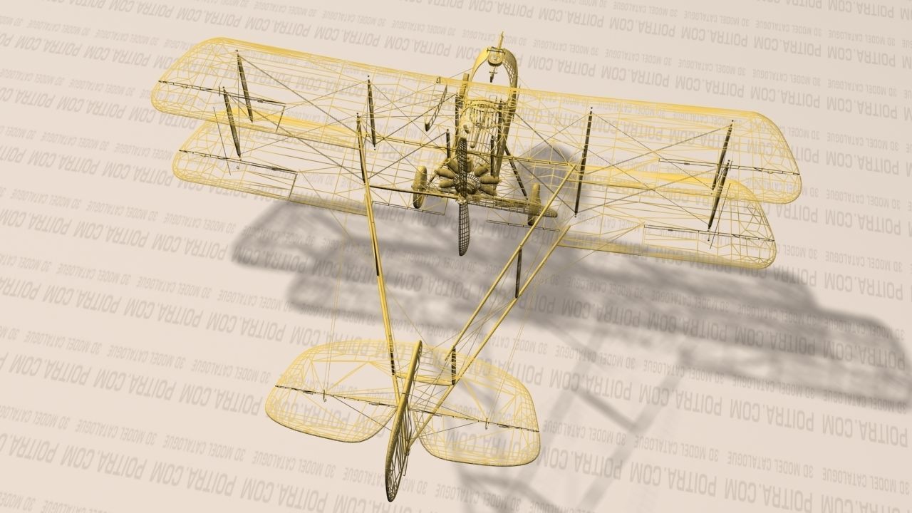De Havilland DH 2 Fighter Aircraft - WWI - 1916 - Lt DH Geary - 3D ...