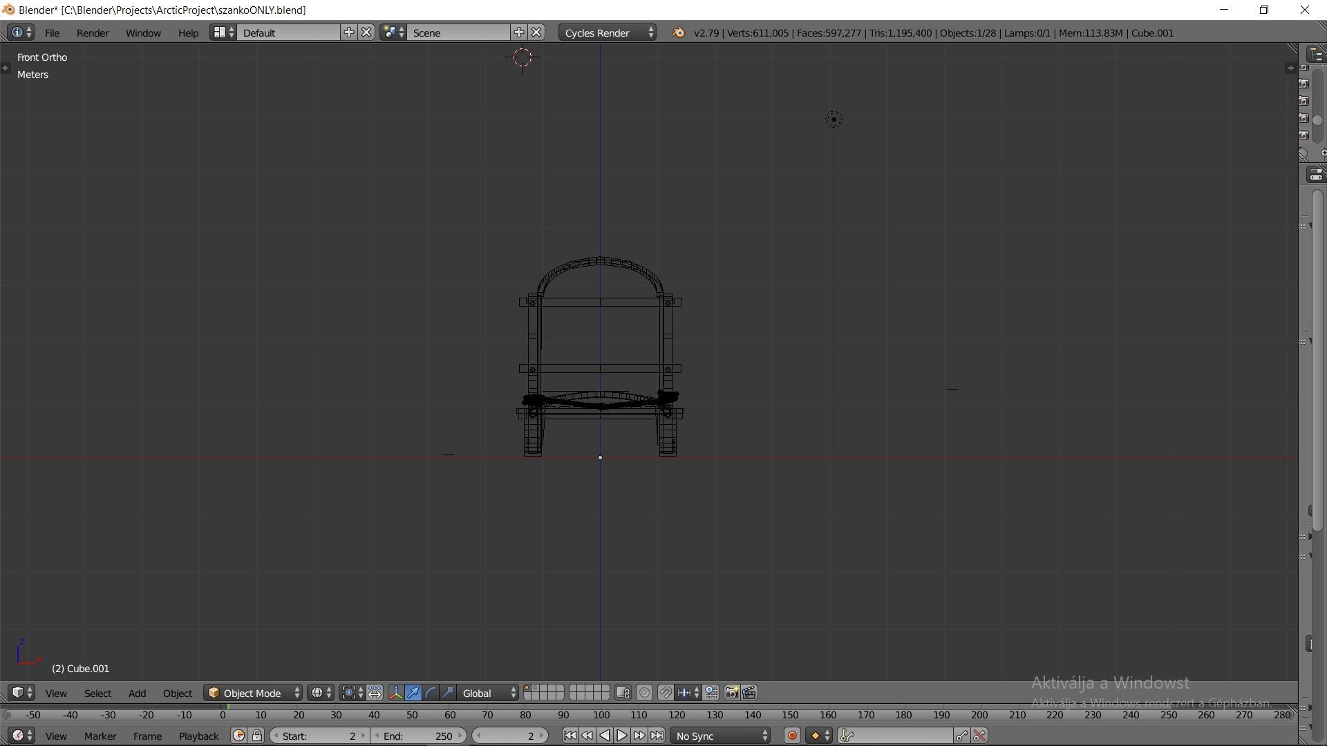 Dog Sled 3D model | CGTrader