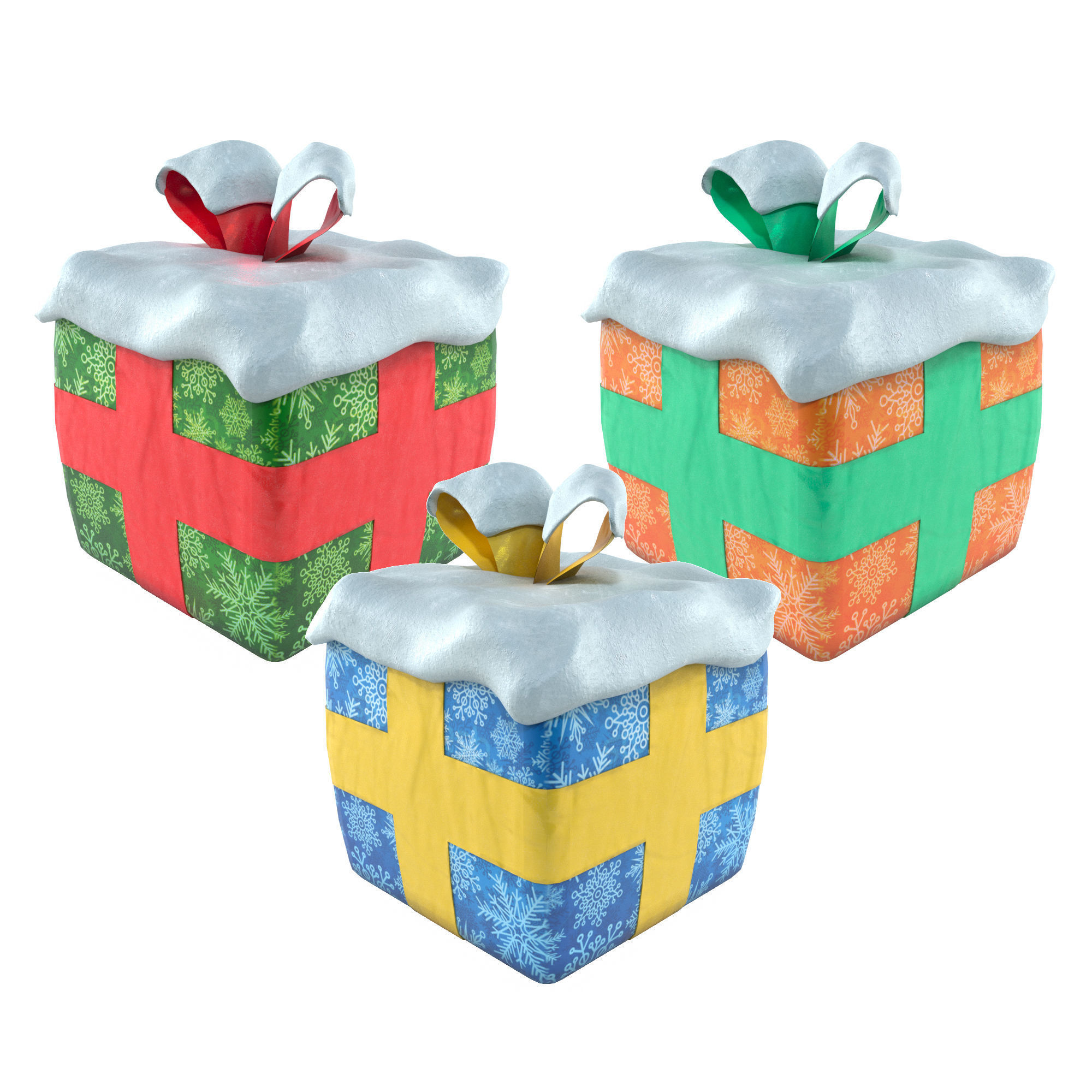 3D asset low-poly Gift Box | CGTrader