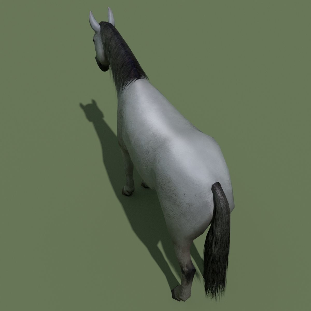 3D model LowPoly Horses 10 colours VR / AR / low-poly | CGTrader