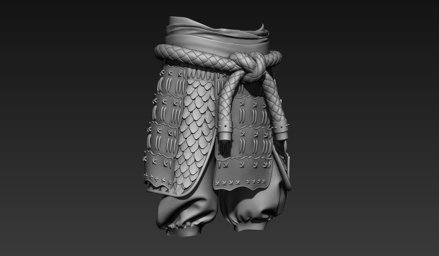 Samurai Leg Armor 3D model | CGTrader