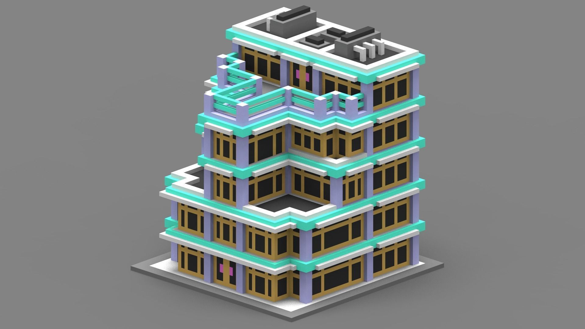 3D model House Voxel - 20 VR / AR / low-poly | CGTrader