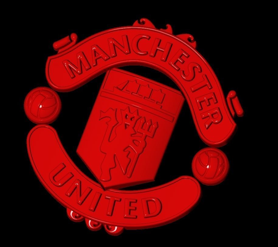 Manchester United Football Club 3D Logo 3D model 3D printable | CGTrader