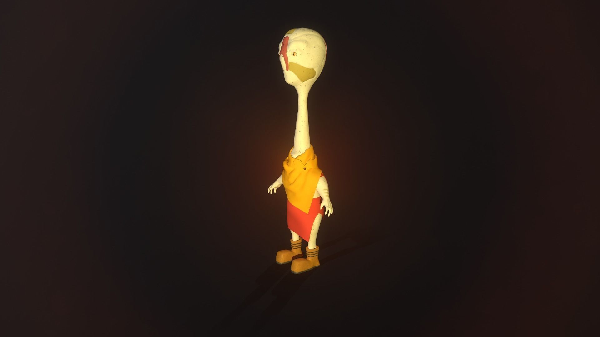 3D model Alien Monk VR / AR / low-poly | CGTrader