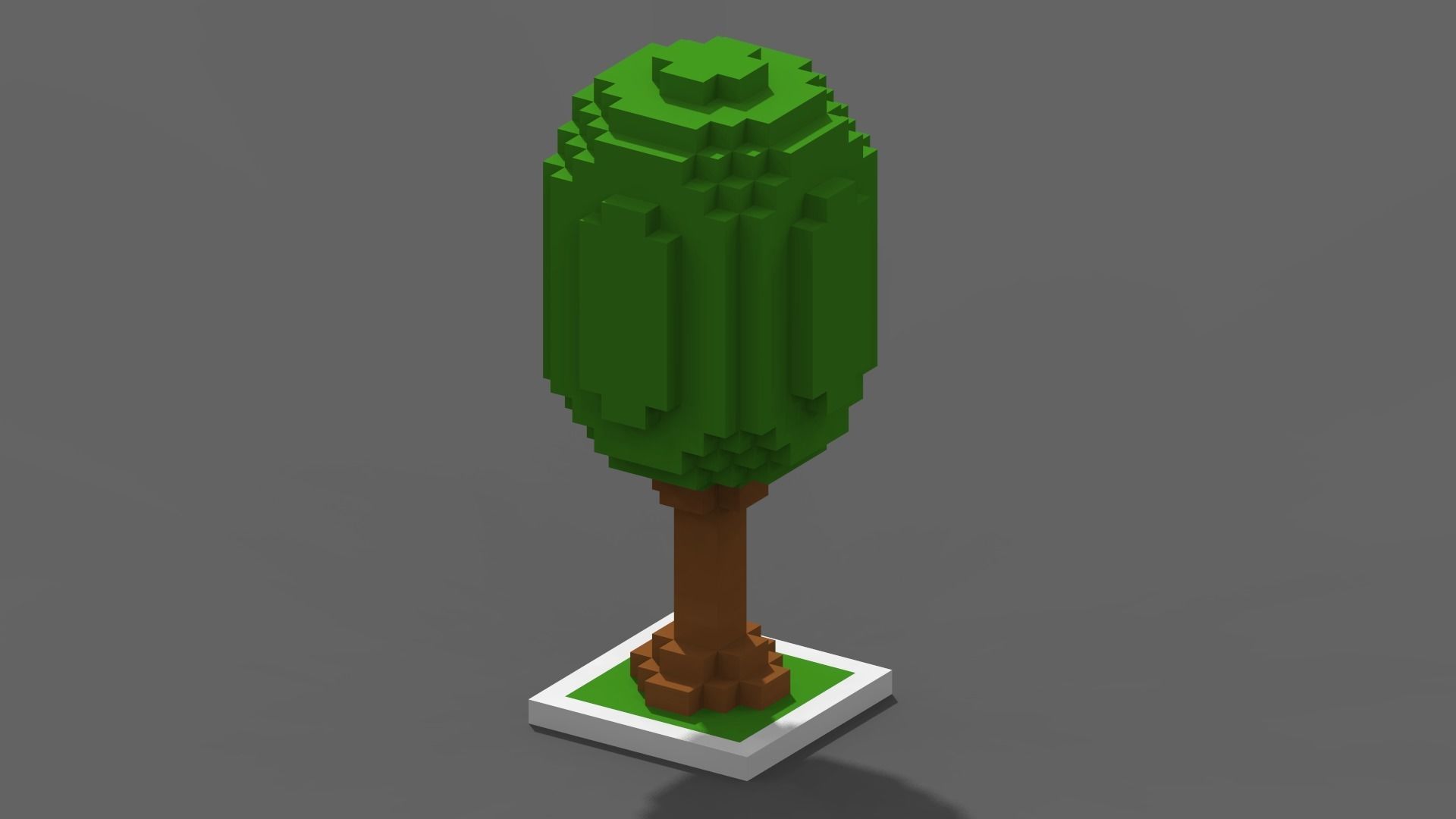 3D model Tree Voxel - 2 VR / AR / low-poly | CGTrader