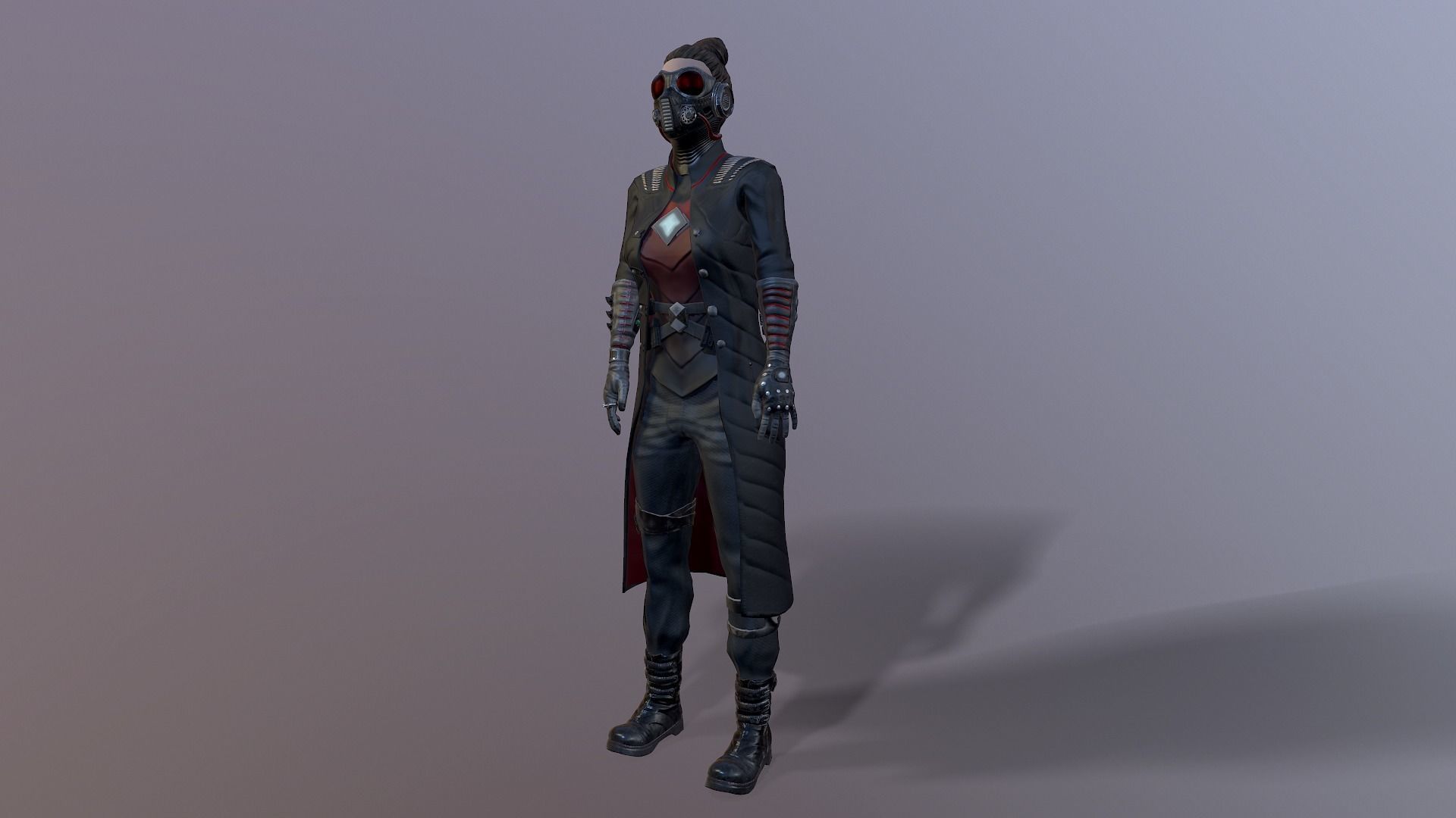 3D model Sci-fi suit AC-1 modular pack VR / AR / low-poly rigged | CGTrader