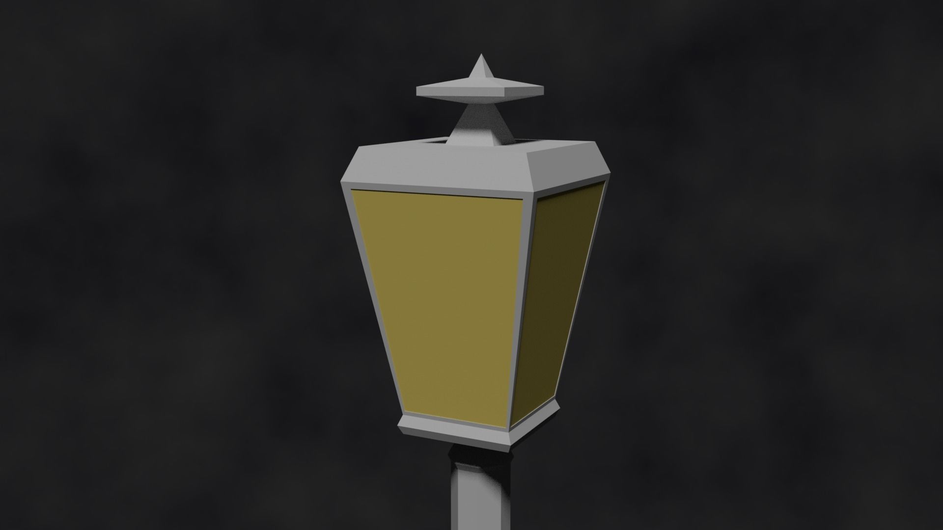 3D model Low poly city lamp post VR / AR / low-poly | CGTrader