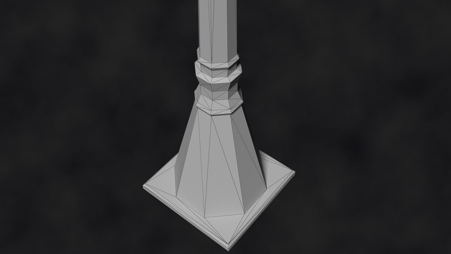 3D model Low poly city lamp post VR / AR / low-poly | CGTrader