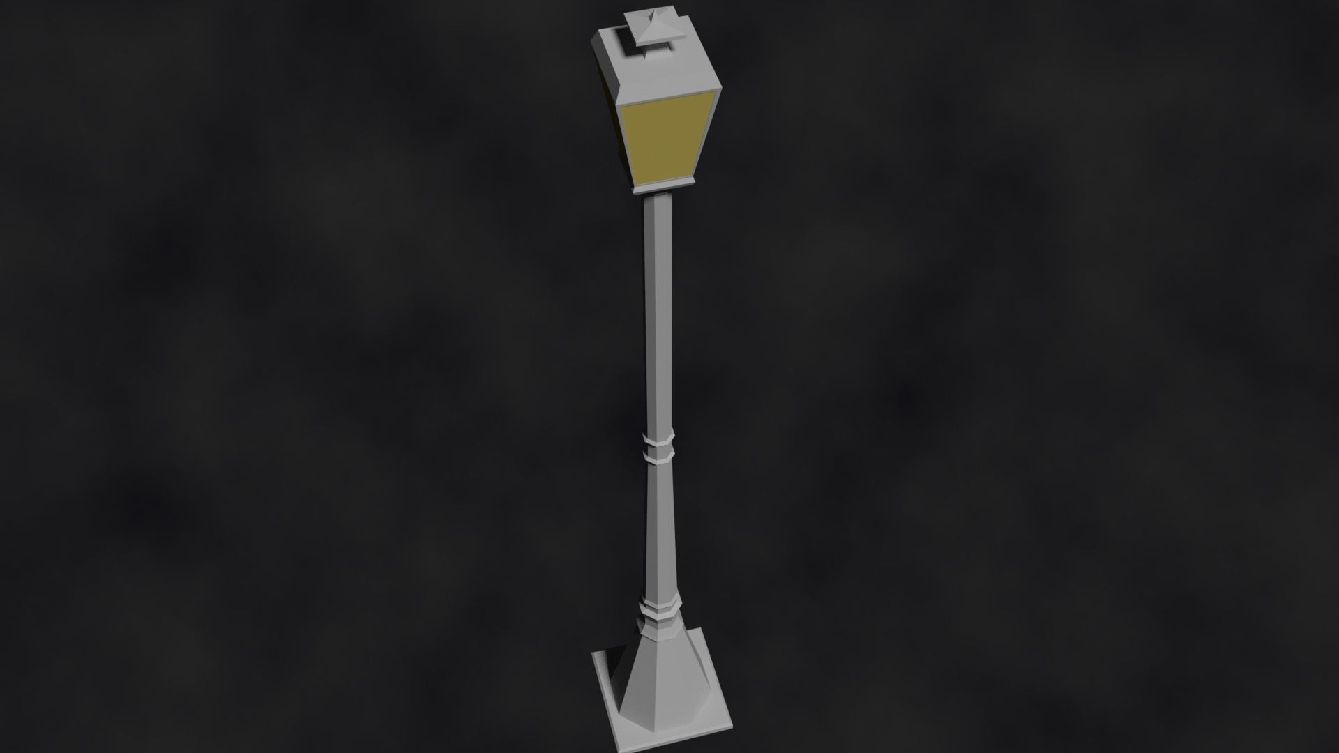3D model Low poly city lamp post VR / AR / low-poly | CGTrader
