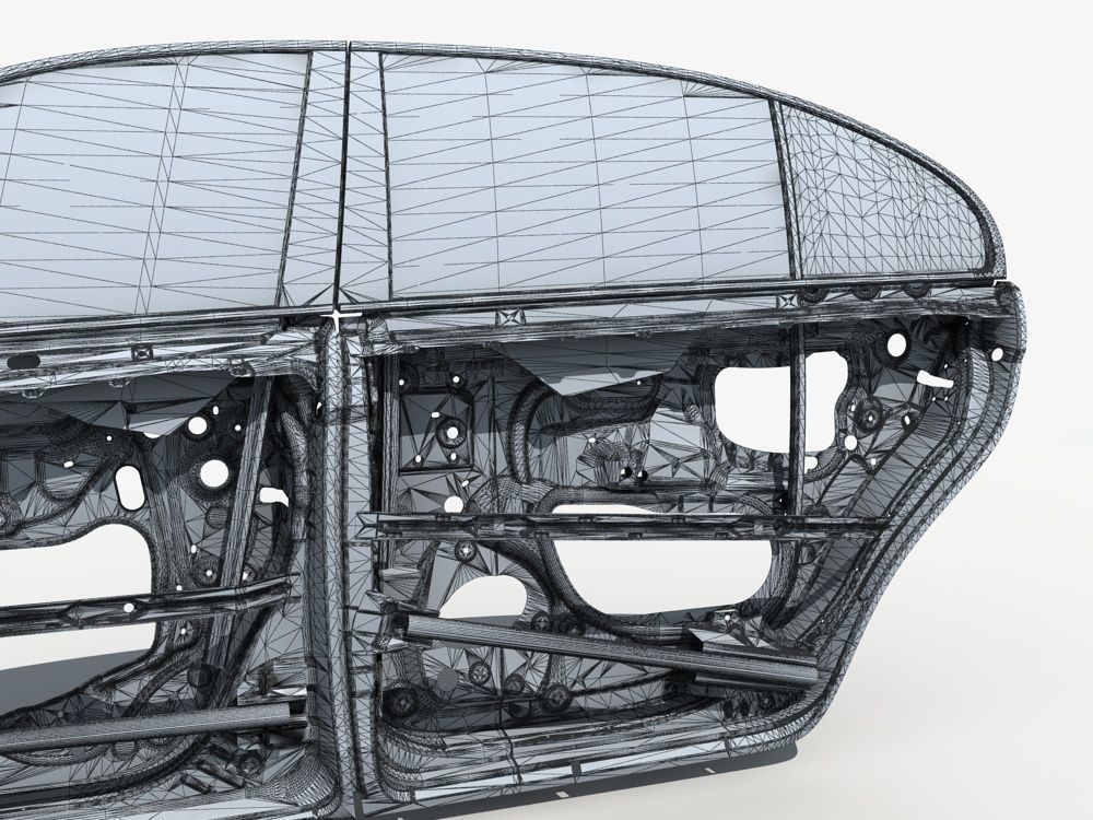 Car Door Structure 03 3D model | CGTrader