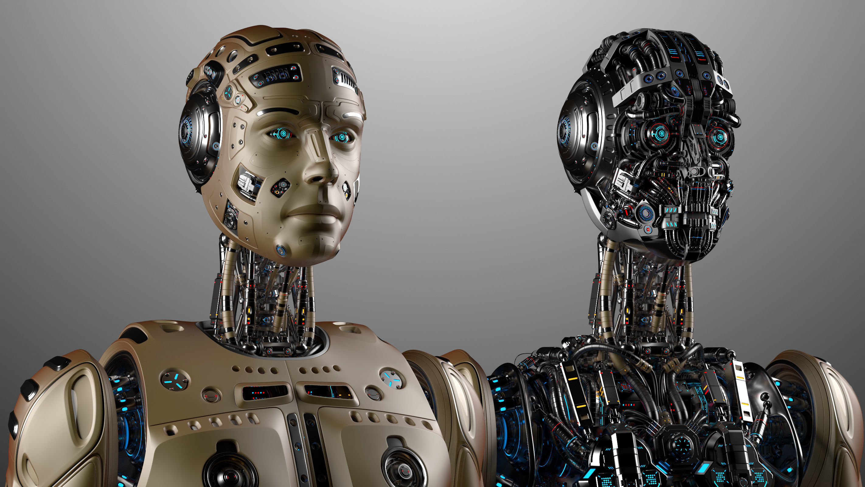 Futuristic Robot Man 3d Model no RIG 3D model | CGTrader