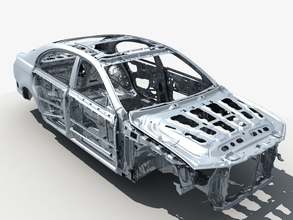 Car Frame 02 3D model | CGTrader