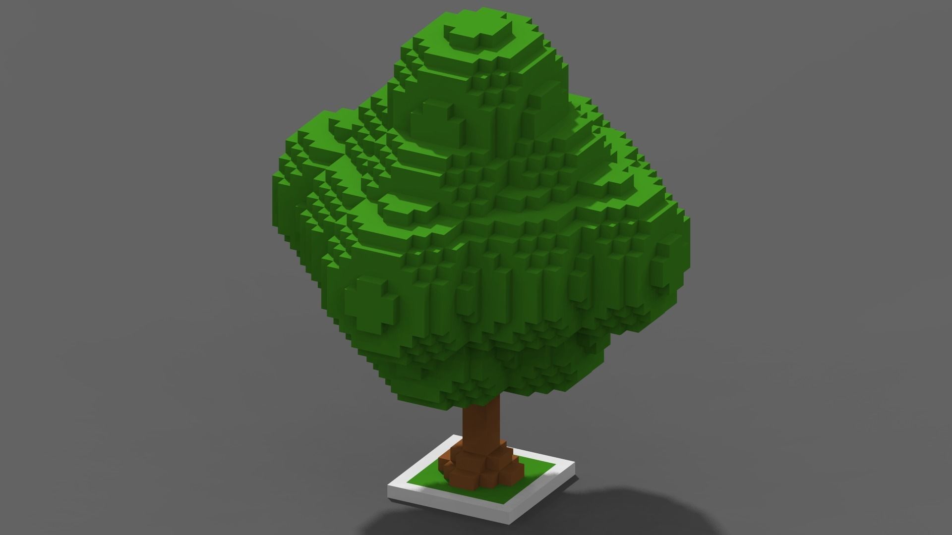 3D model Tree Voxel - 7 VR / AR / low-poly | CGTrader
