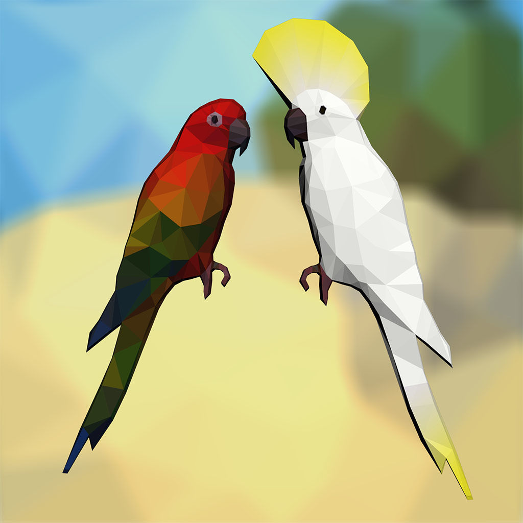 3D model Fruits and Parrots VR / AR / low-poly | CGTrader